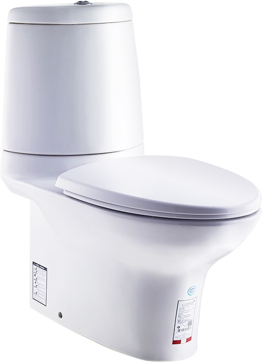 C1235 สุขภัณฑ์ ( ท่อออกผนัง ) แบบสองชิ้น 3/4.5 ลิตร รุ่น DAZZLE สีขาว ...