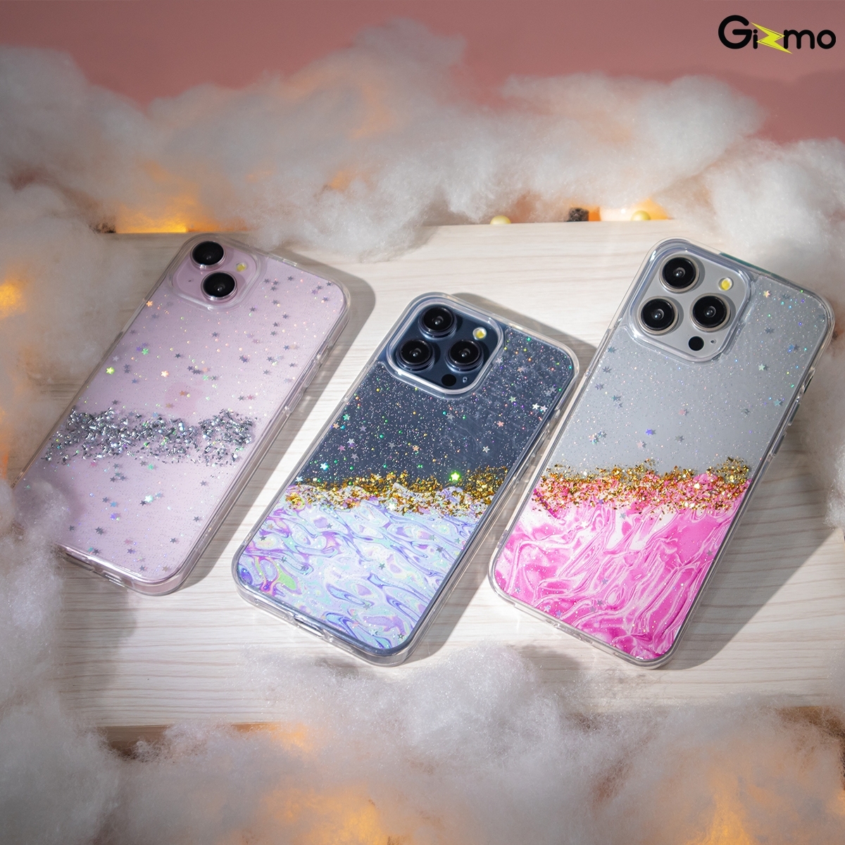 Gizmo เคส รุ่น Defense Fancy Shining case เคสกันกระแทก ใสและมีกลิตเตอร์ ...