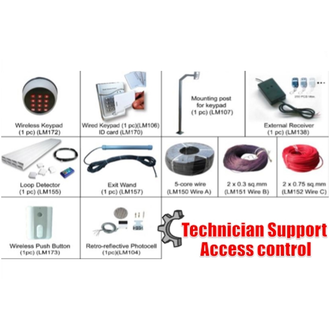 ประตูอัติโนมัติบานสวิง HIVIEW HV-SW1302 - hiviewproduct