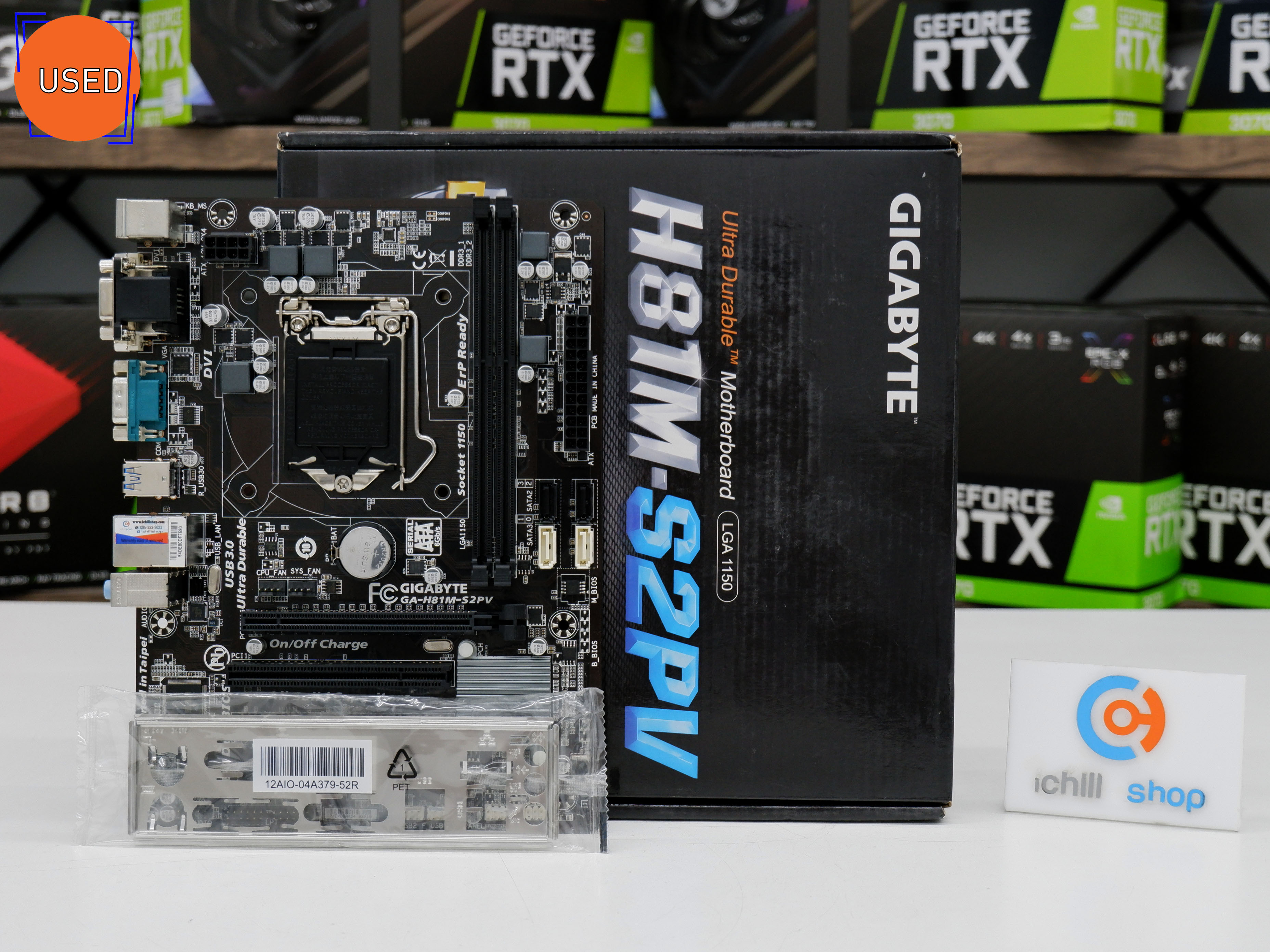 Mainboard (เมนบอร์ด) GIGABYTE GA-H81M-S2PV P11294 - ichillshop