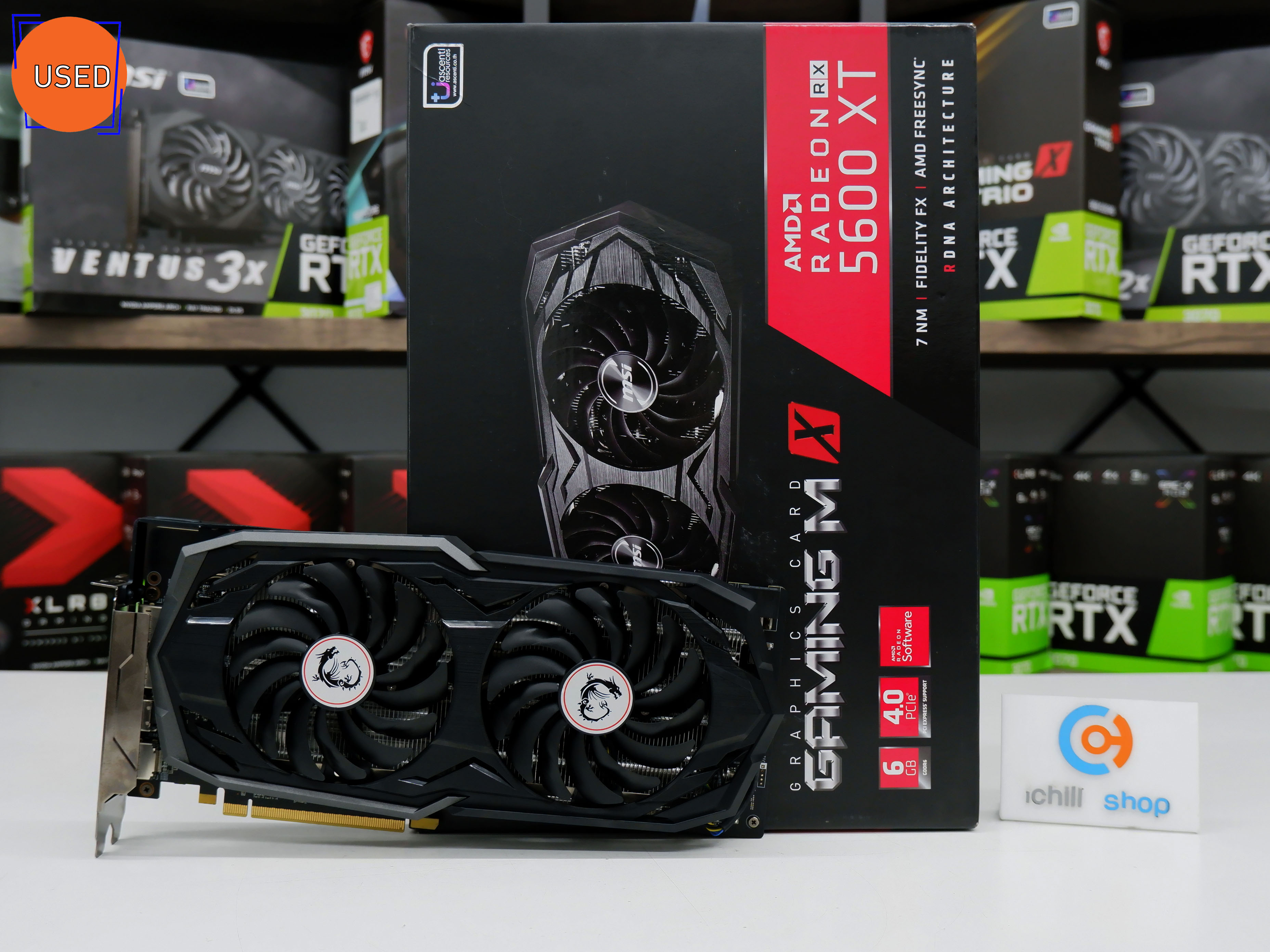 การ์ดจอ (VGA) MSI RX5600XT 6GB 2F GAMING MX P12177 - ichillshop