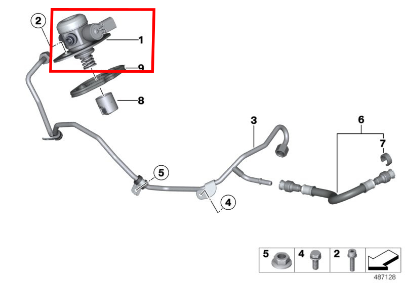 High-pressure pump Part number: 13518604232 8604232 - Sseuroparts