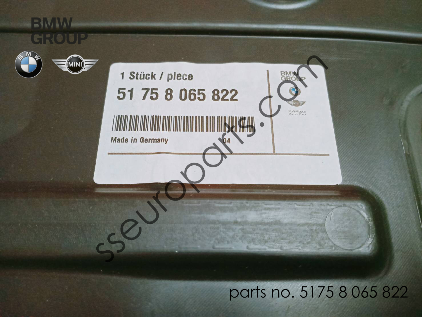 แผ่นปิด, ส่วนล่างขวา - Sseuroparts