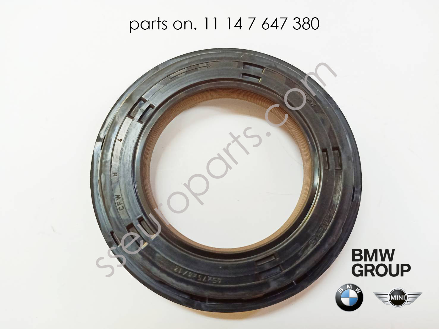 Shaft seal 11147647380 - Sseuroparts
