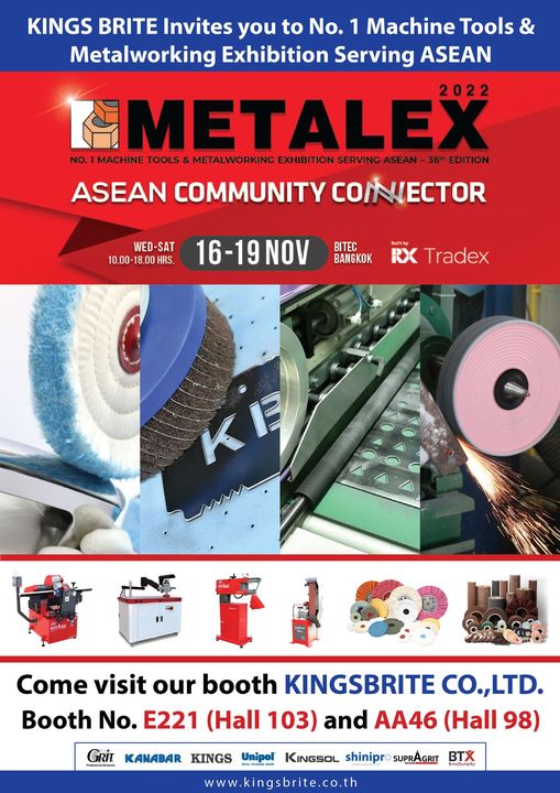 Kings Brite invites you to “METALEX” 36th the number-one international ...