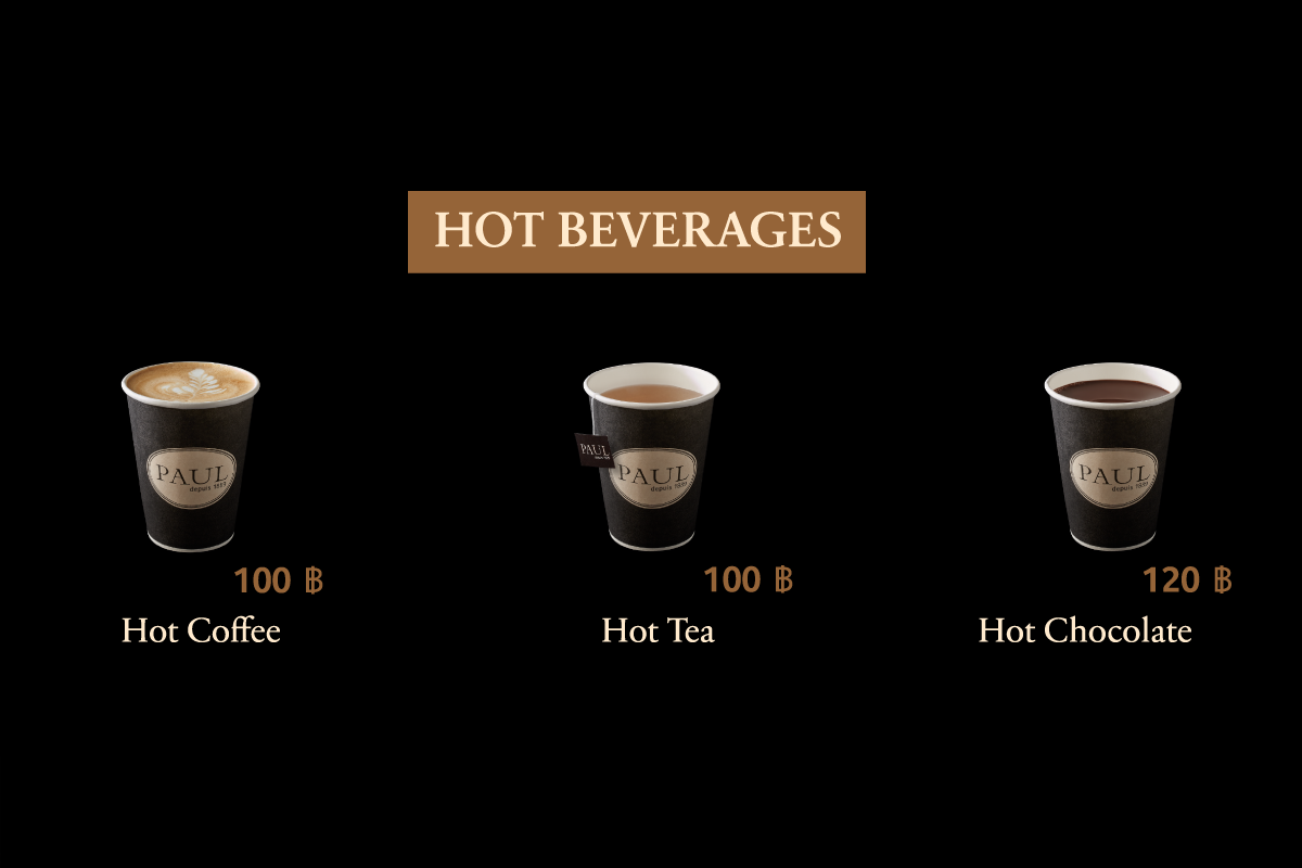 PAUL Catering menu, Snack box, - paulthailand