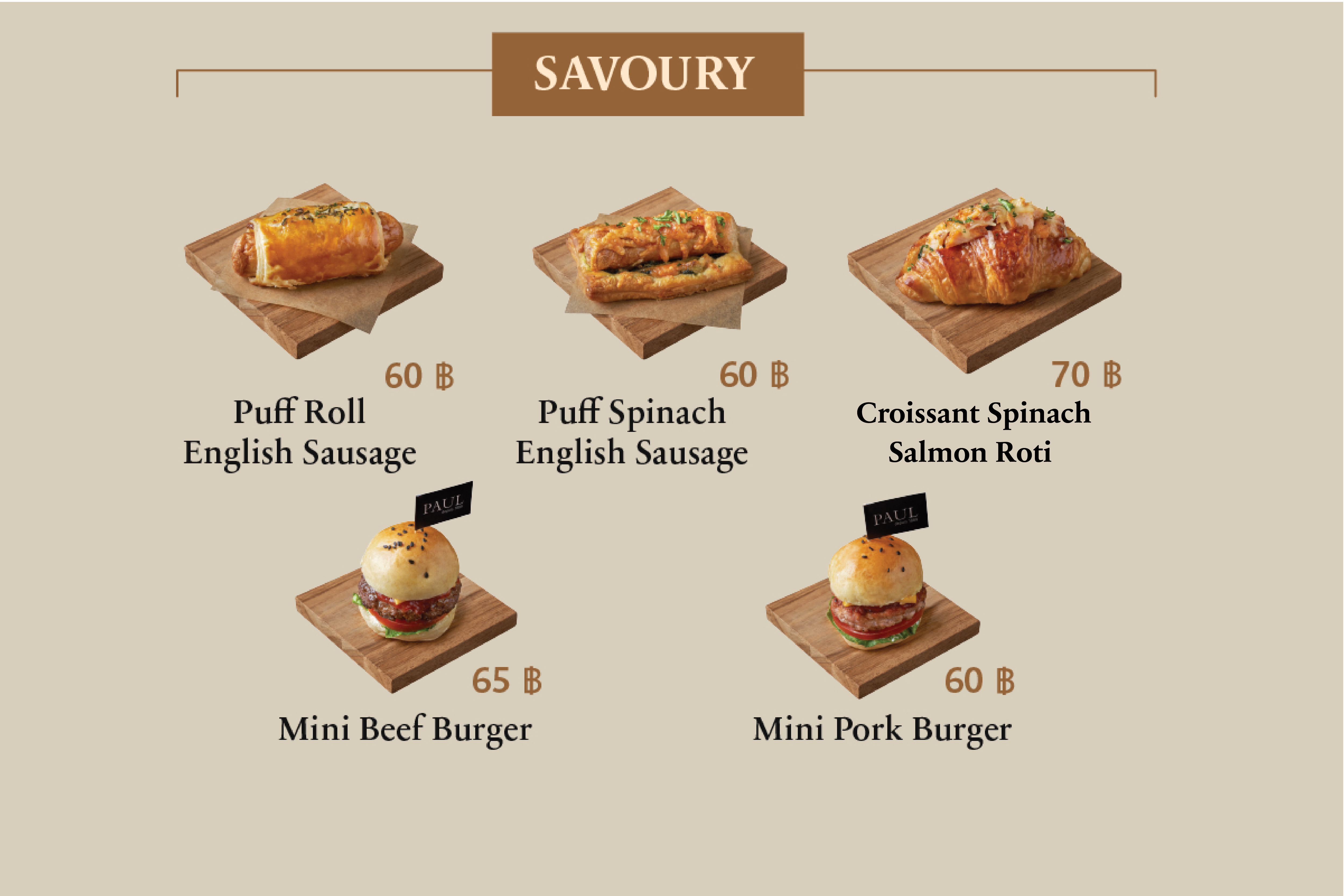PAUL Catering menu, Snack box, - paulthailand