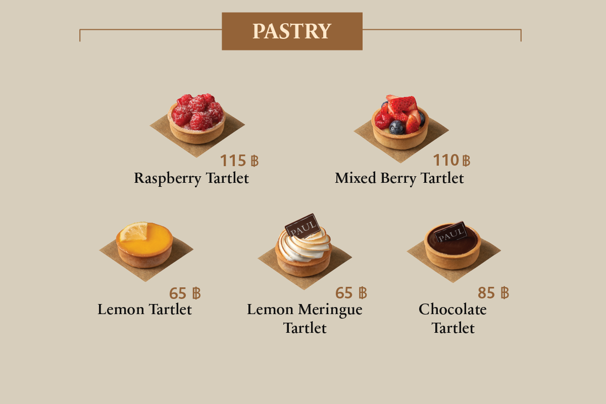 PAUL Catering menu, Snack box, - paulthailand