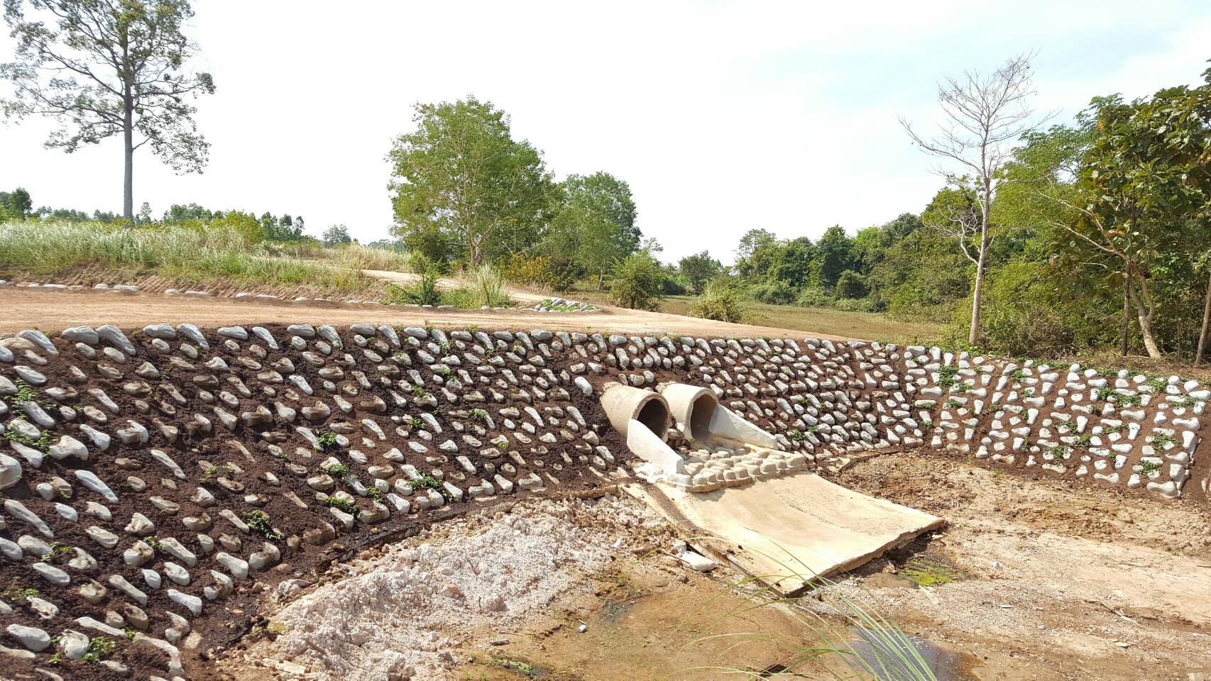 หินเรียงสำเร็จรูป Slope Protection Block (บล็อกกันหน้าดิน)/แมทเทรส ...