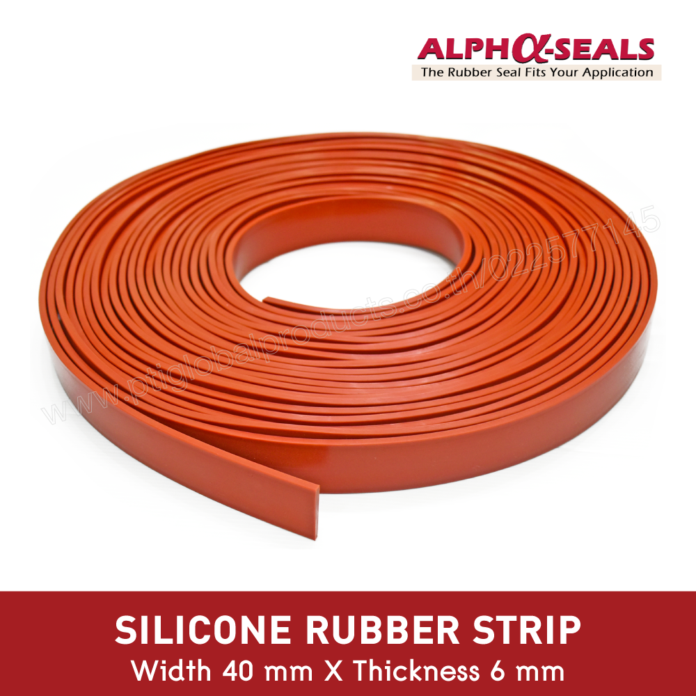 Silicone Rubber Strip 40x6 mm - ptiglobalproducts