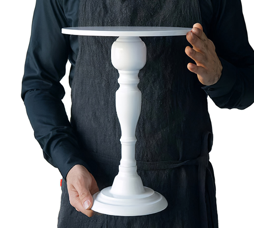 Vintage White Cake Stand - shoppersshelter-shop