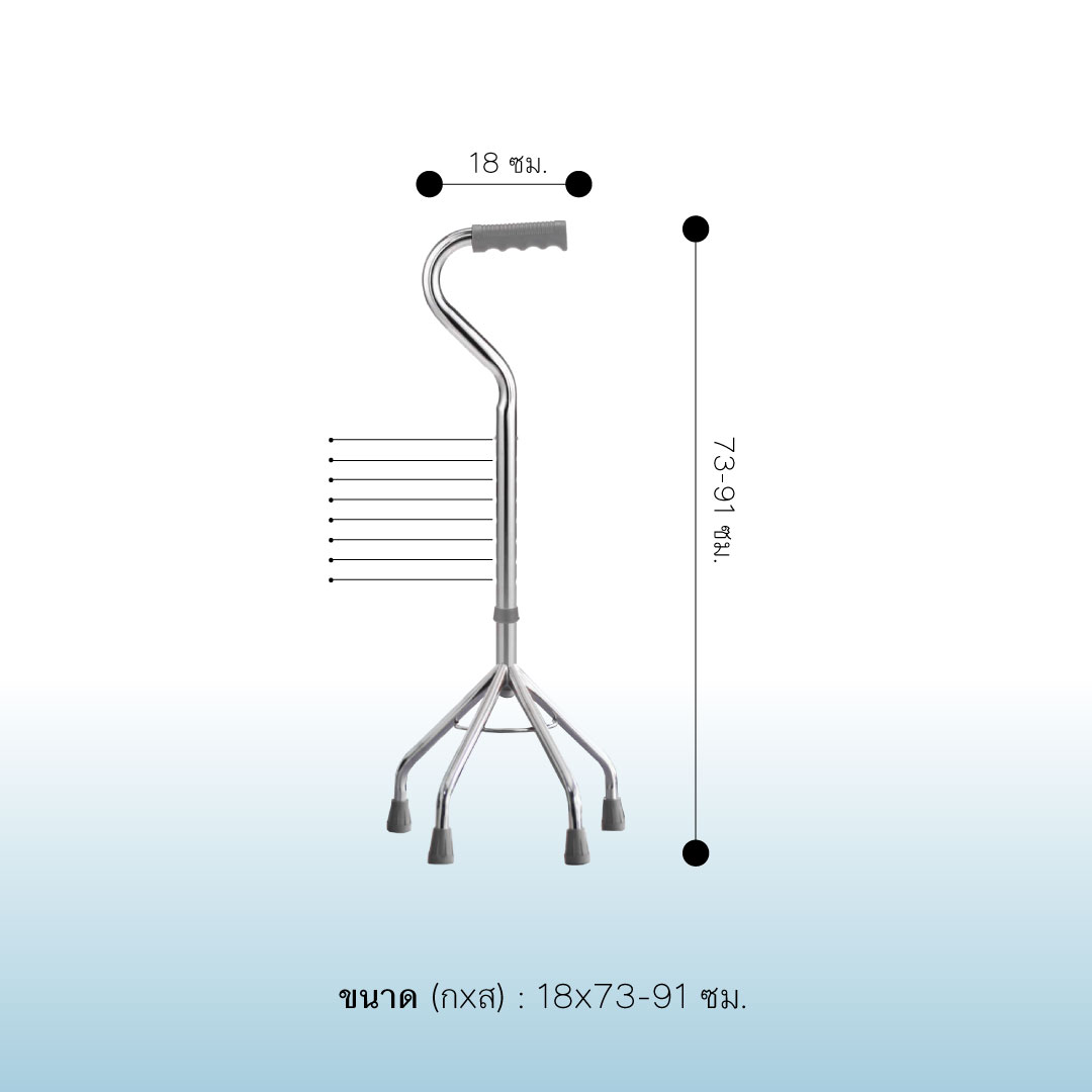Three point cane - betterlifemedicare