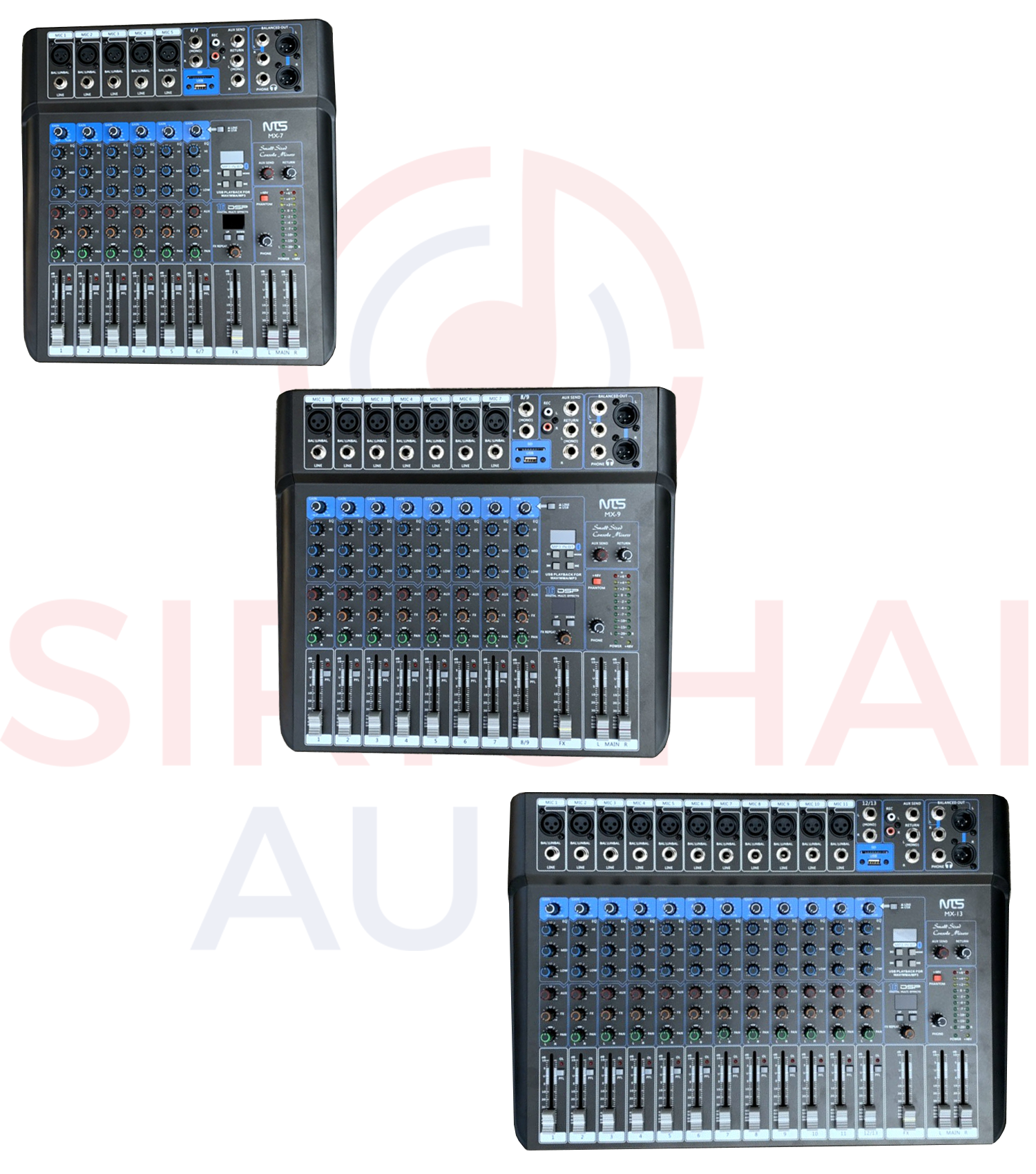 มิกเซอร์ NTS รุ่น MX - Series - sirichaiaudio