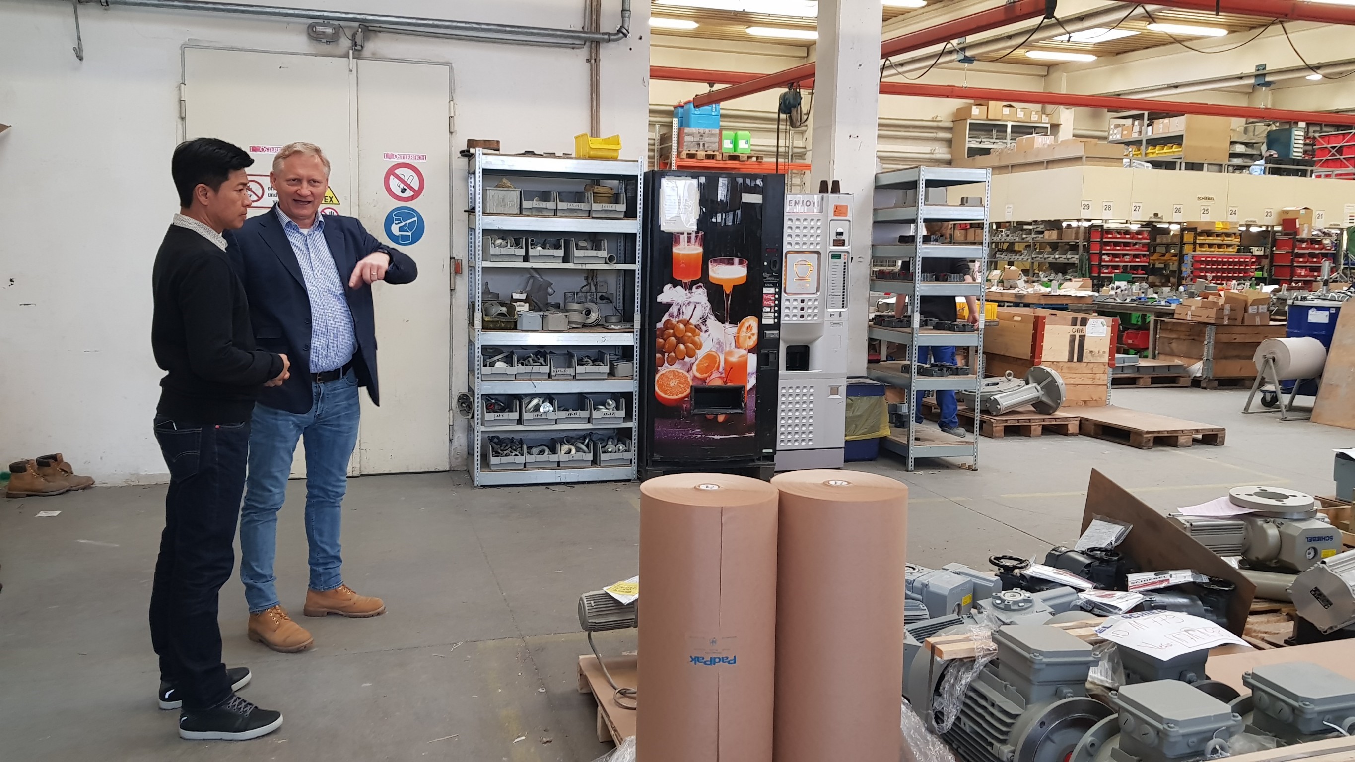 FMC had visit Trip at Schiebel factory Austria - flowmatic-control