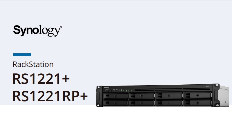 RackStation RS822RP+ 1U 4-Bay ที่กระทัดรัด - aimgroup