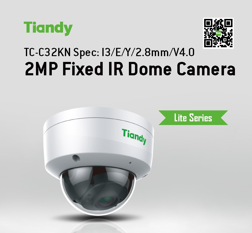 TC-C32XN Tiandy 2MP Fixed IR Turret Camera - aimgroup