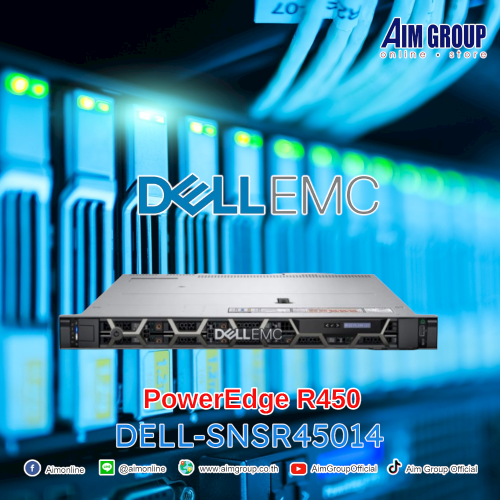 Server Dell PowerEdge R450 SNSR45014 R450 2xSilver4314 - aimgroup