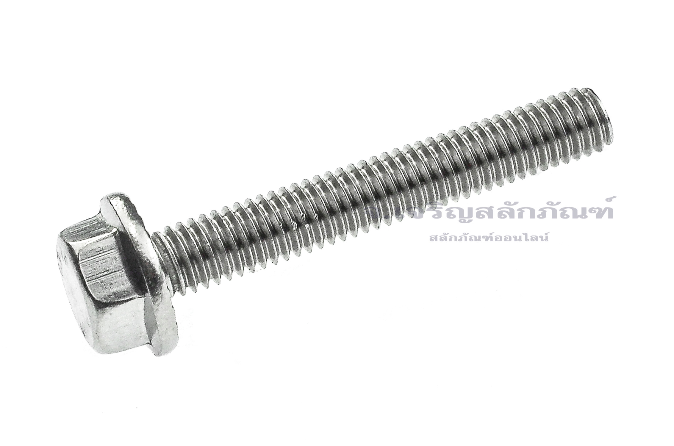 น็อตหัวเหลี่ยมแบบติดจานสแตนเลส M6x35 - jspstore