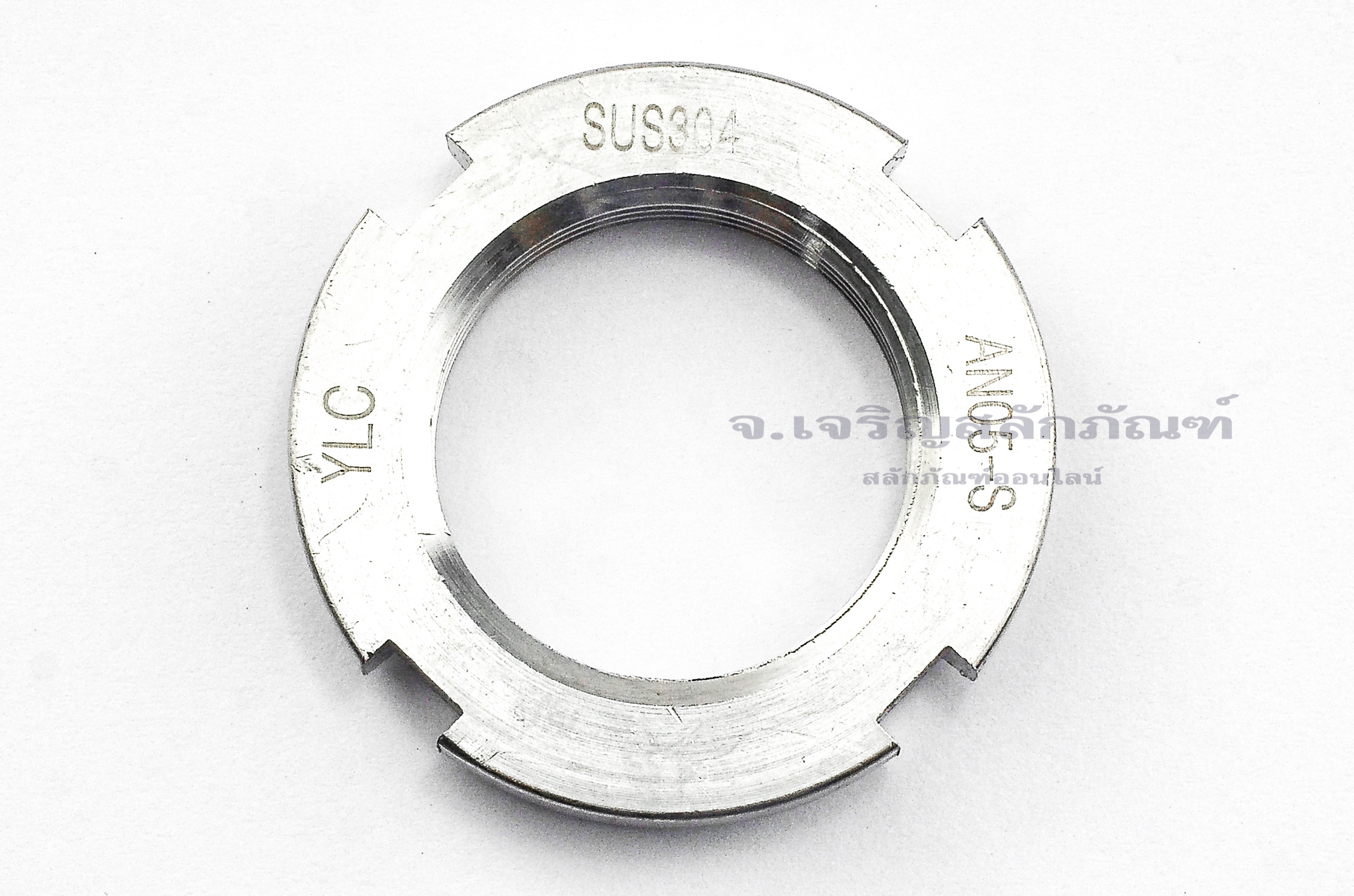 หัวน็อตล็อคสแตนเลส KM5 (M25x1.5) KM Locking Nut - jspstore