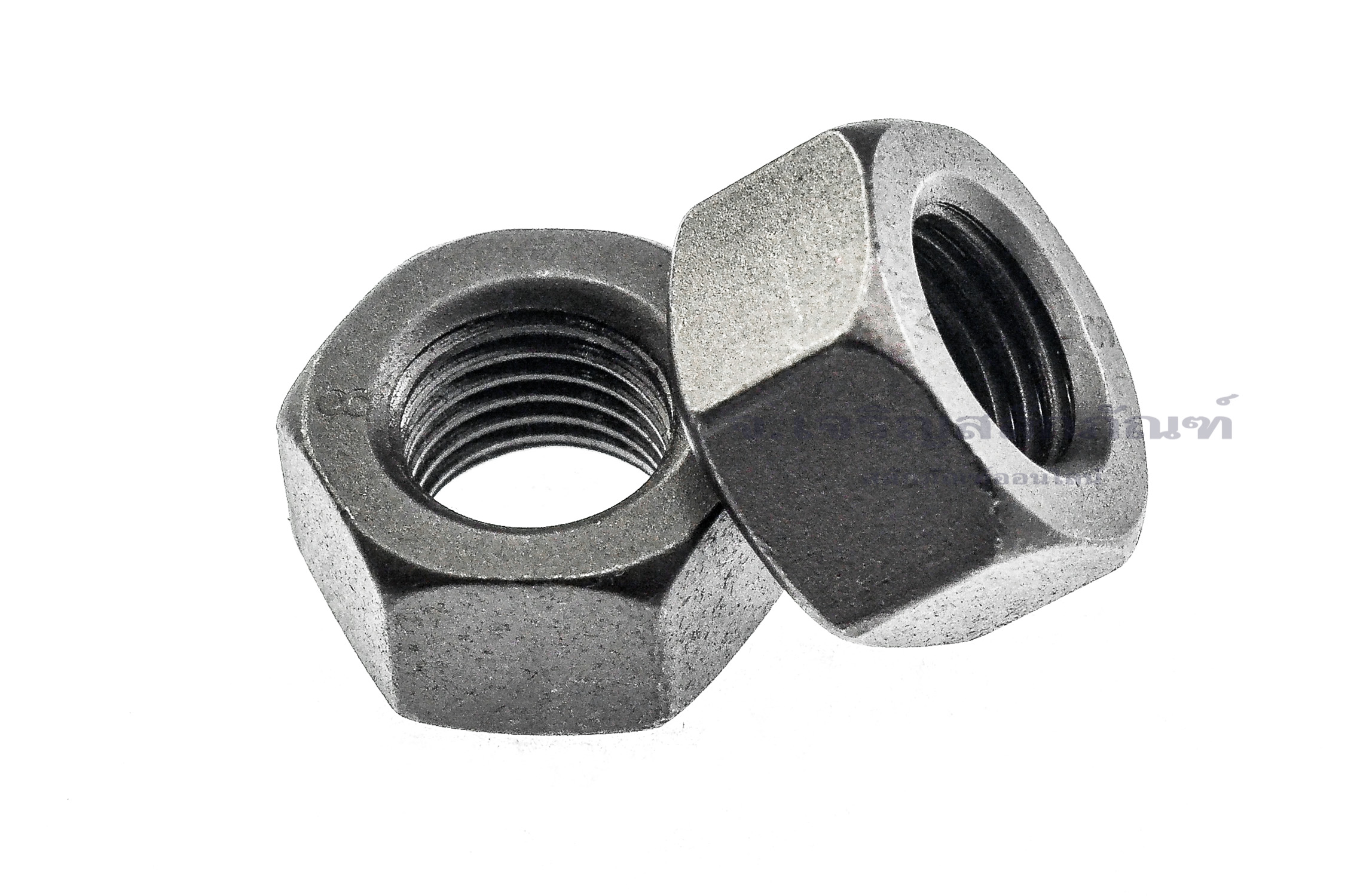 หัวน็อตดำ Hex Nut 7/16" เกลียว 20 - UNF (หัวน็อตเบอร์ 18) - jspstore