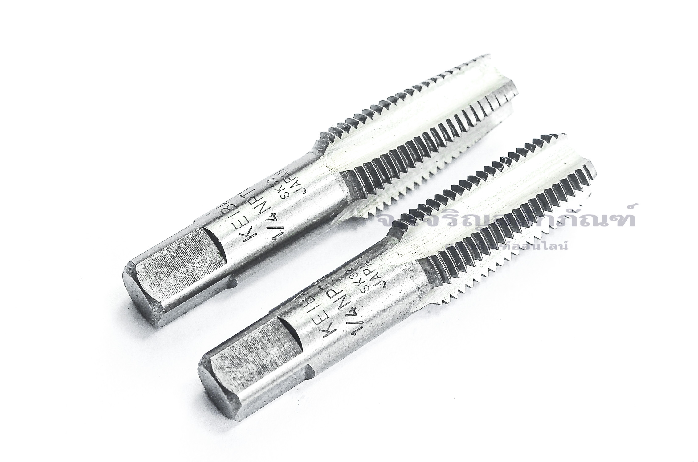 ดอกต๊าปเกลียว 2 ตัวชุด KEIBA 1/4" NPT เกลียว 18 อย่างดี - Jspstore