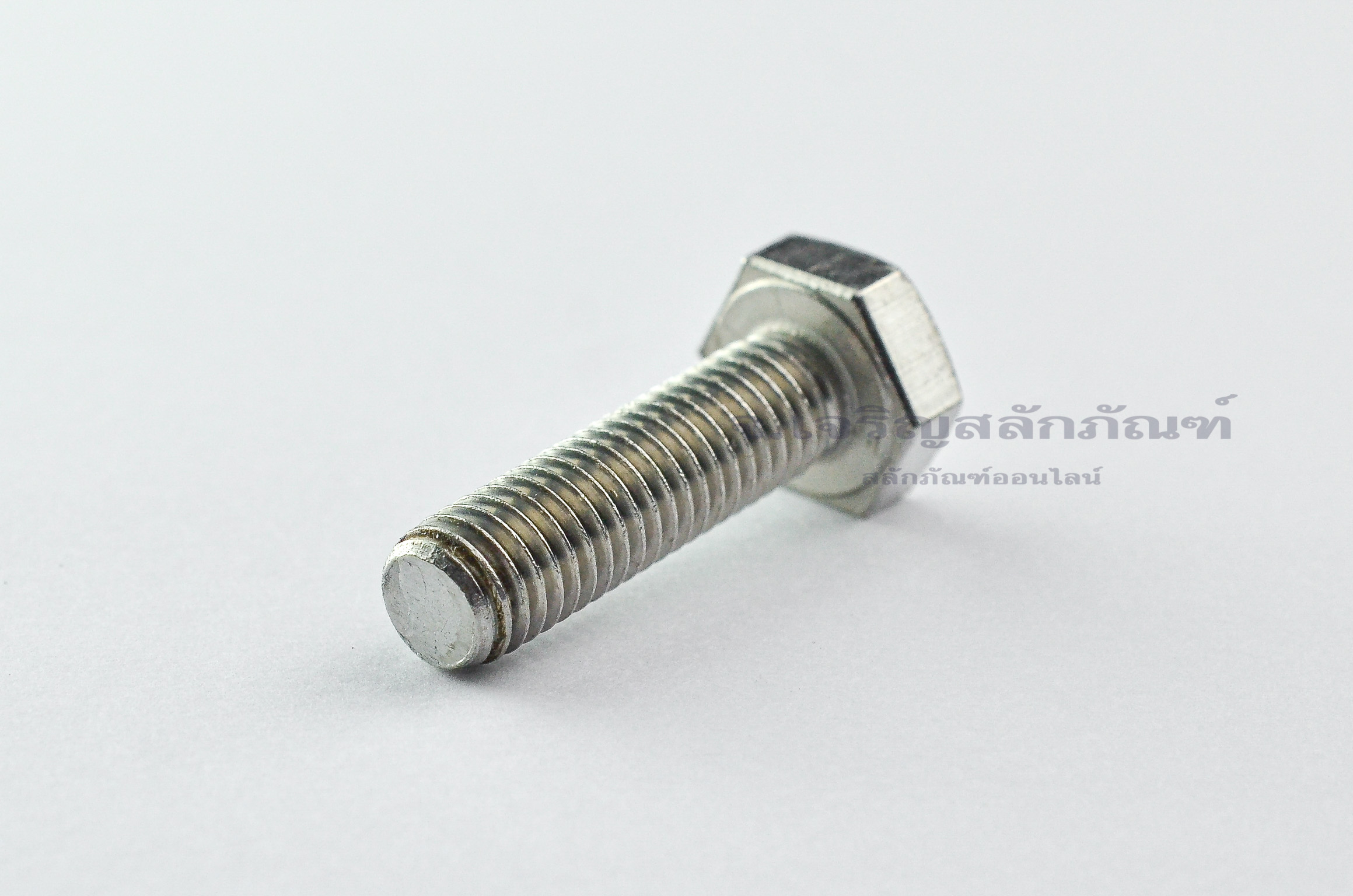 น็อตหัวเหลี่ยมสแตนเลส Stainless Steel Hex Bolt M10x35 - jspstore