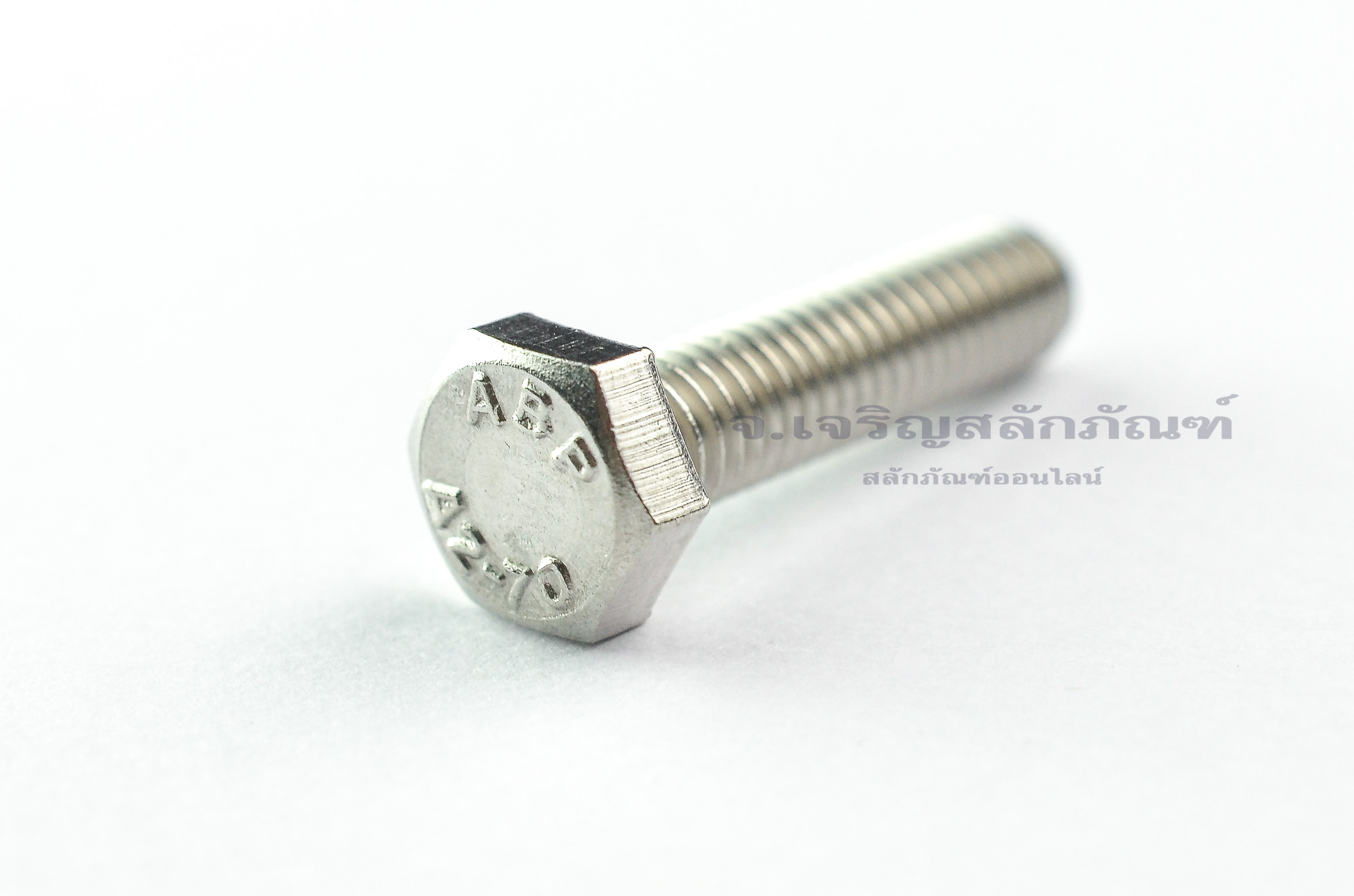 น็อตหัวเหลี่ยมสแตนเลส Stainless Steel Hex Bolt M6x25 (น็อตเบอร์ 10 ...