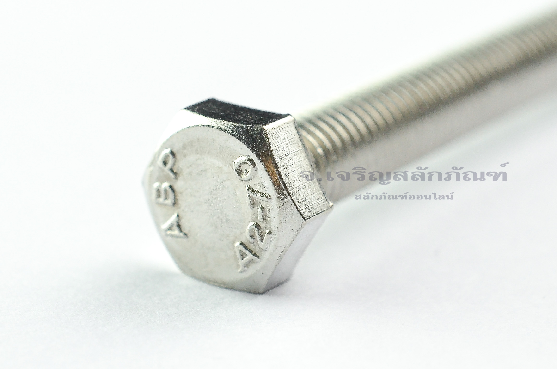 น็อตหัวเหลี่ยมสแตนเลส Stainless Steel Hex Bolt M8x110 - jspstore
