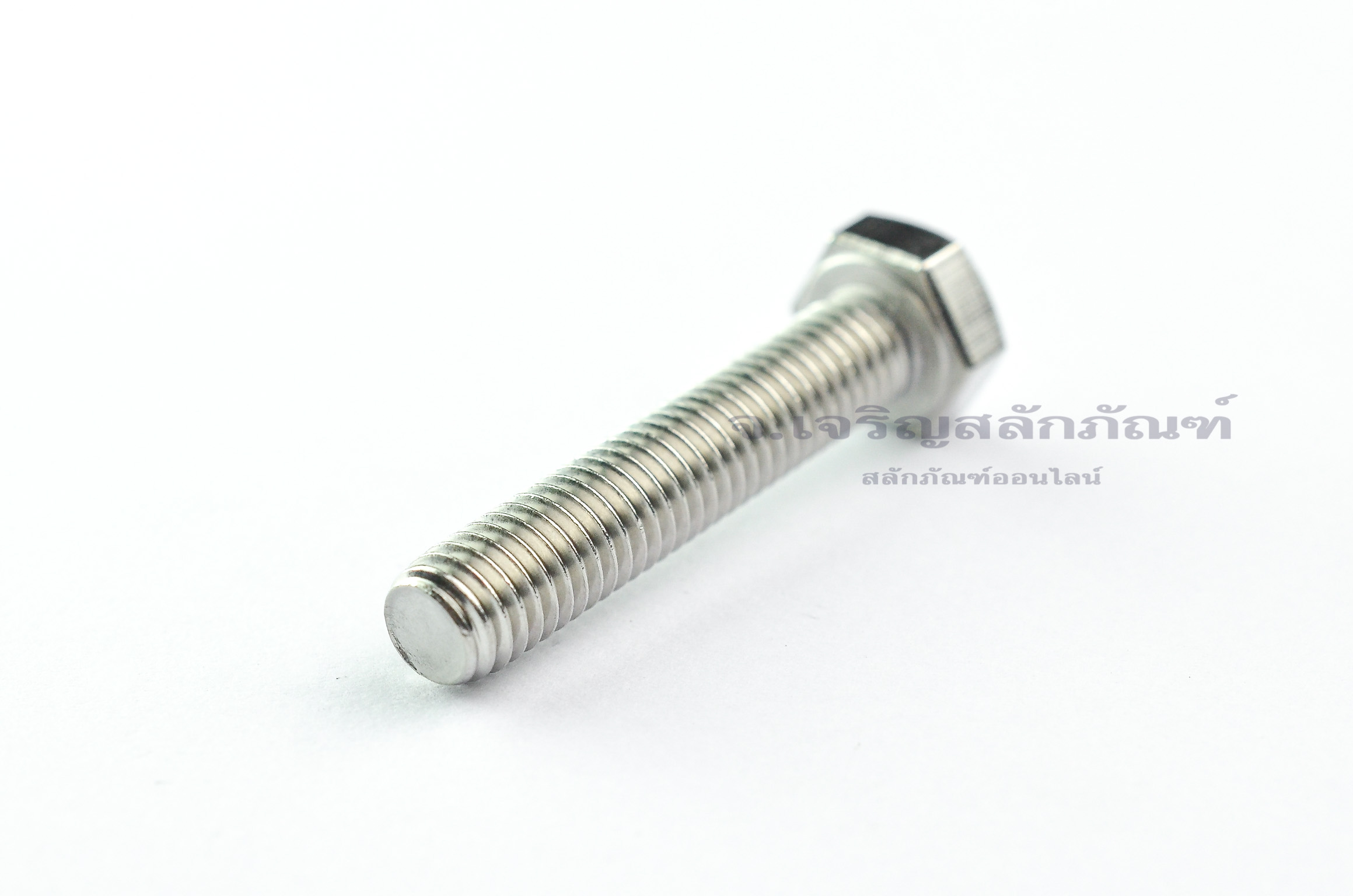 น็อตหัวเหลี่ยมสแตนเลส Stainless Steel Hex Bolt M8x40 - jspstore