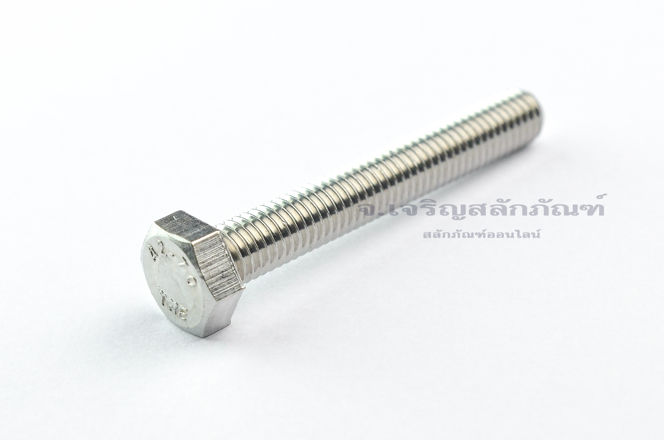 น็อตหัวเหลี่ยมสแตนเลส Stainless Steel Hex Bolt M8x55 - Jspstore