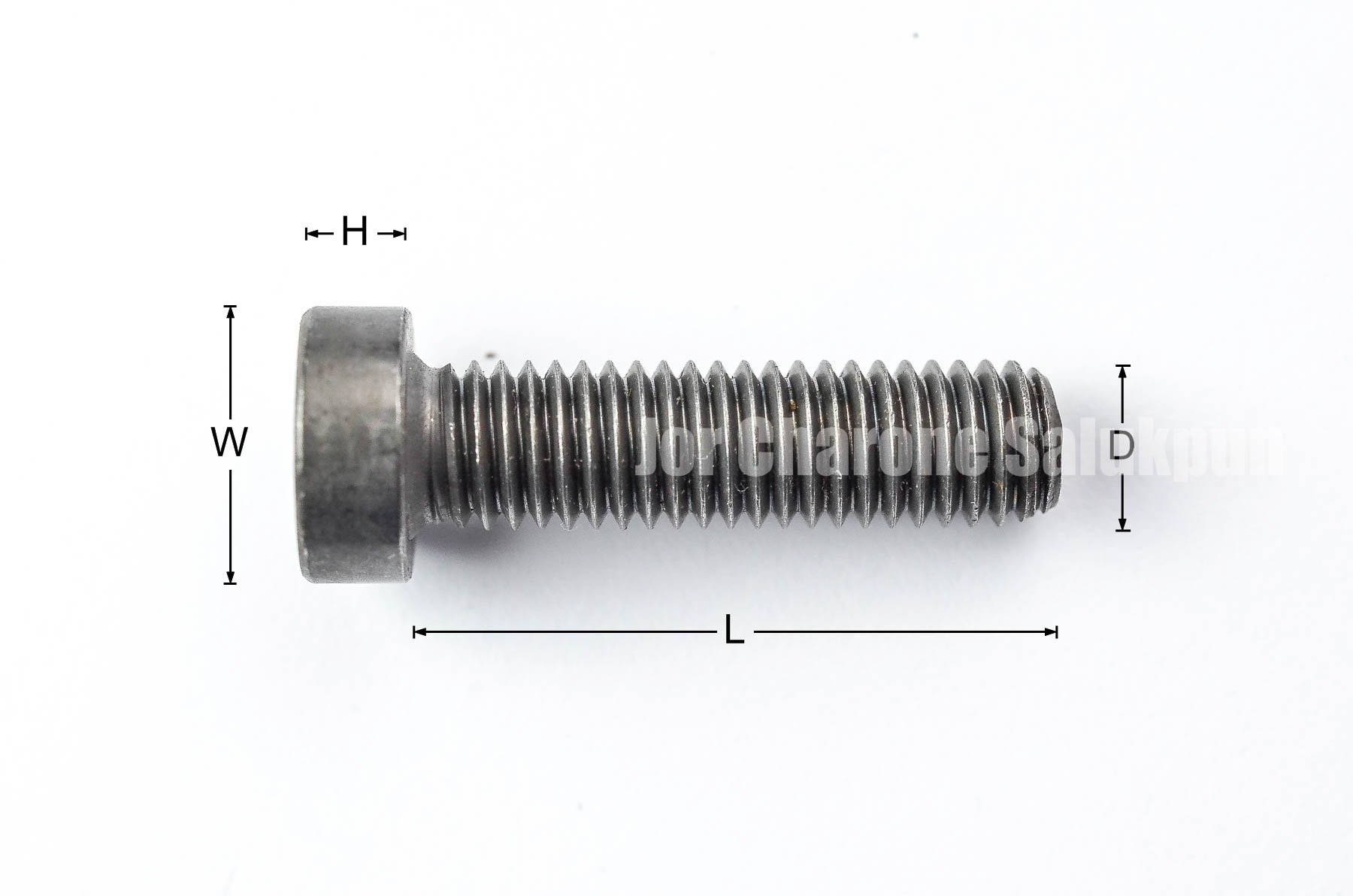 สกรูหัวจมหัวเตี้ยพิเศษ M6x20 - jspstore