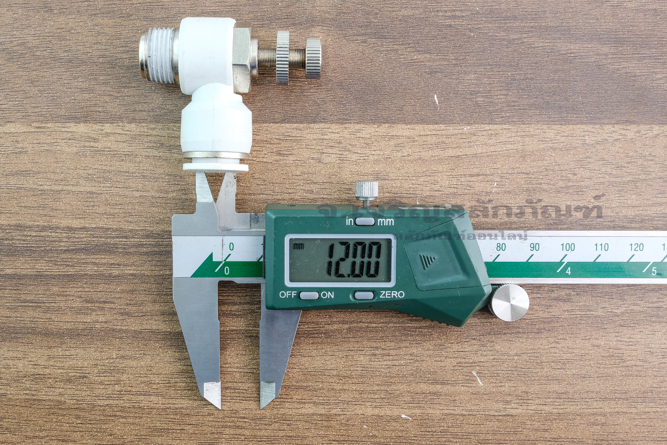 ข้อต่อวาล์วคอนโทรล ข้อต่อปรับลมเกลียวแป๊ป (เกลียวนอก x เสียบสาย) ขนาด 3 ...