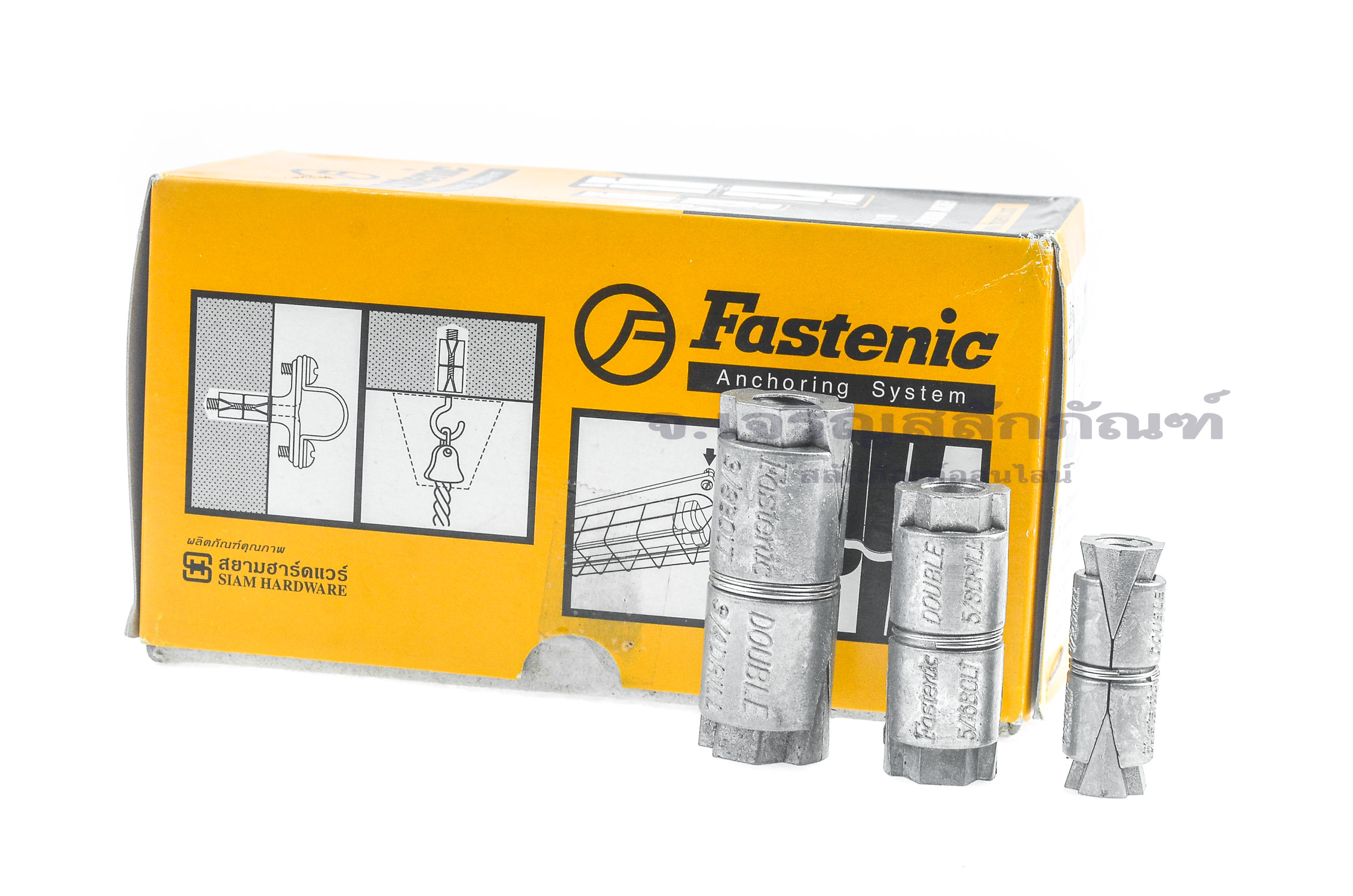 ปลั๊กดับเบิ้ล รุ่น DB Fastenic (พุกตะกั่ว) ขนาด 3/8"
