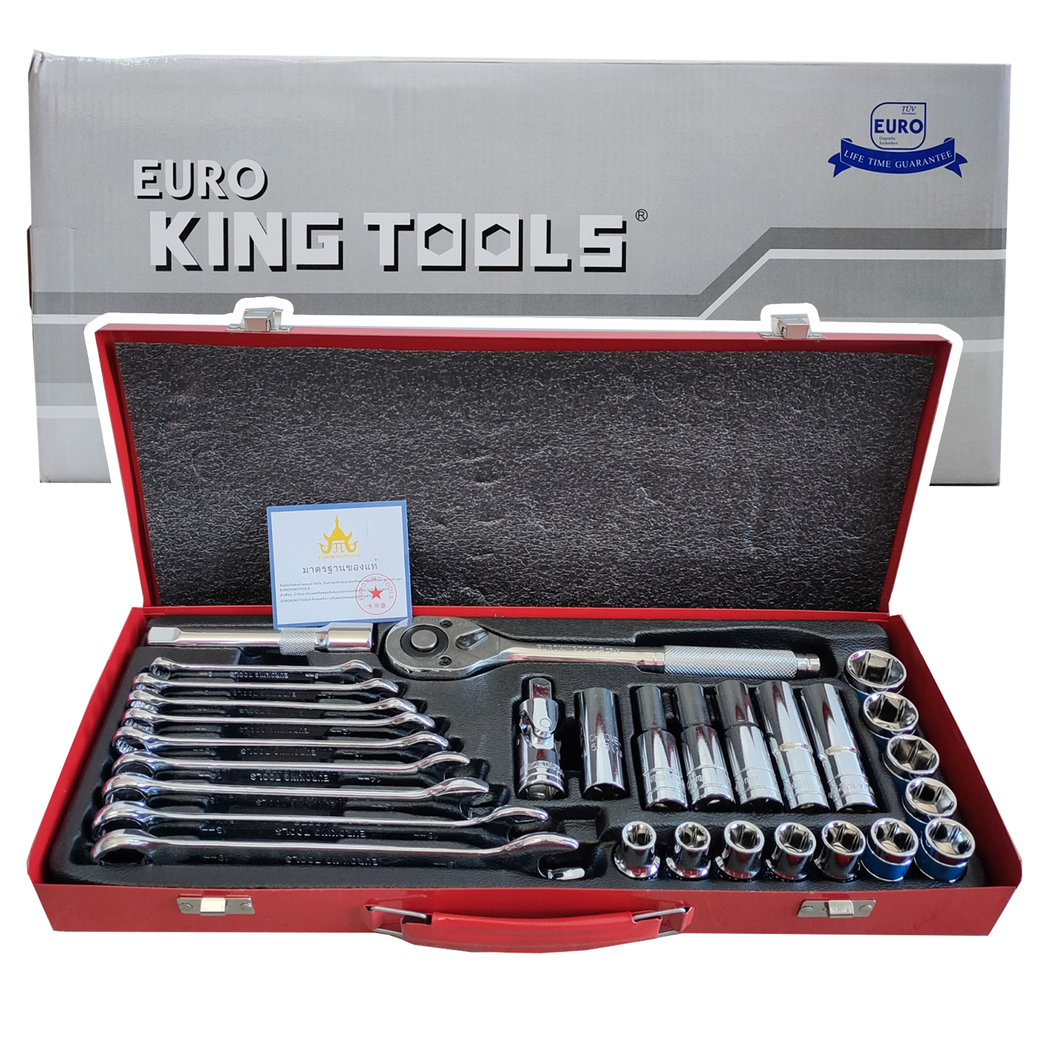 ประแจบล็อก EURO KING TOOLS 29 ชิ้น - wongtools