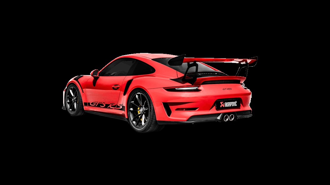 Akrapovic Porsche 911 GT3RS (991.2) 2020 Slip-On Race Line (Titanium ...