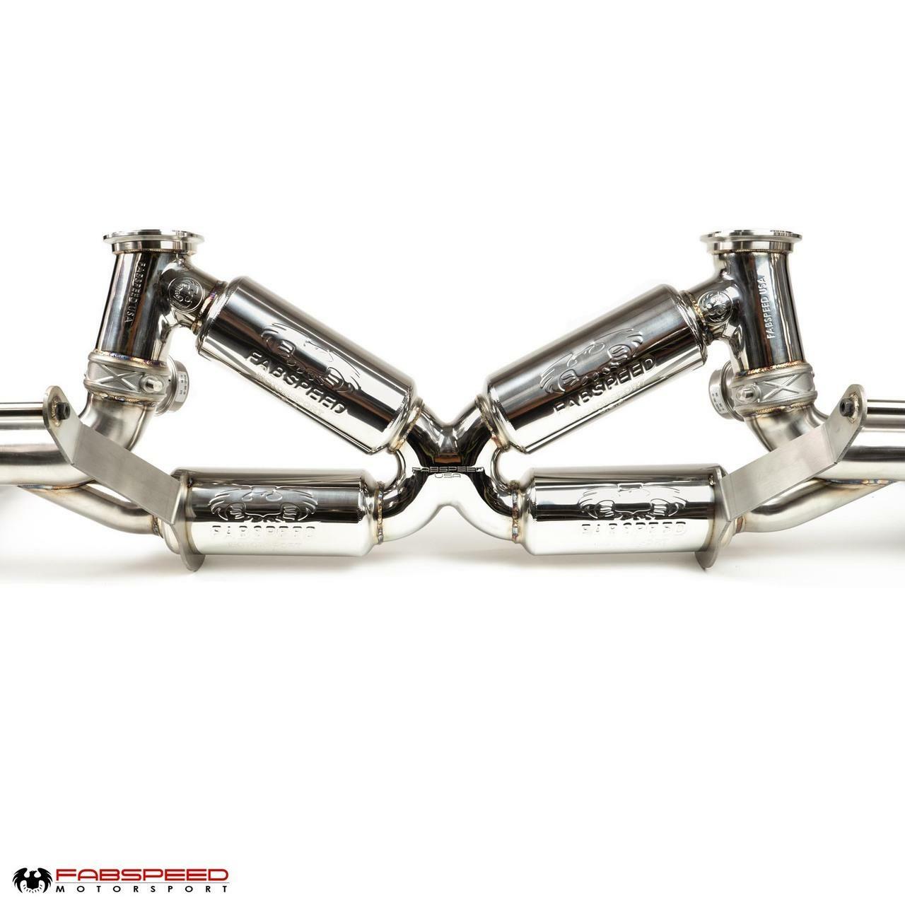 Fabspeed Audi R8 V10 Valvetronic Supersport X-Pipe Exhaust System (2020 ...