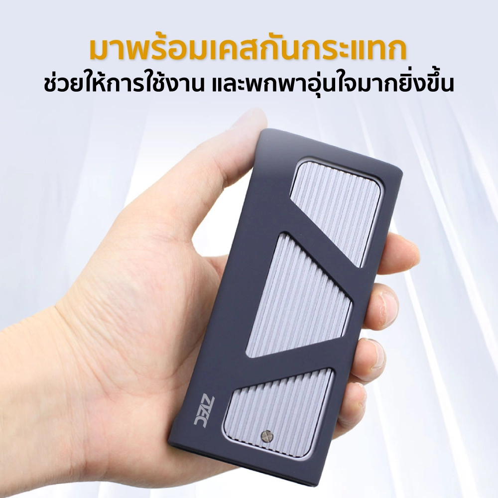 6 in 1 Portable M.2 ZTEC ZD621 6 in 1 (มีพอร์ต LAN)