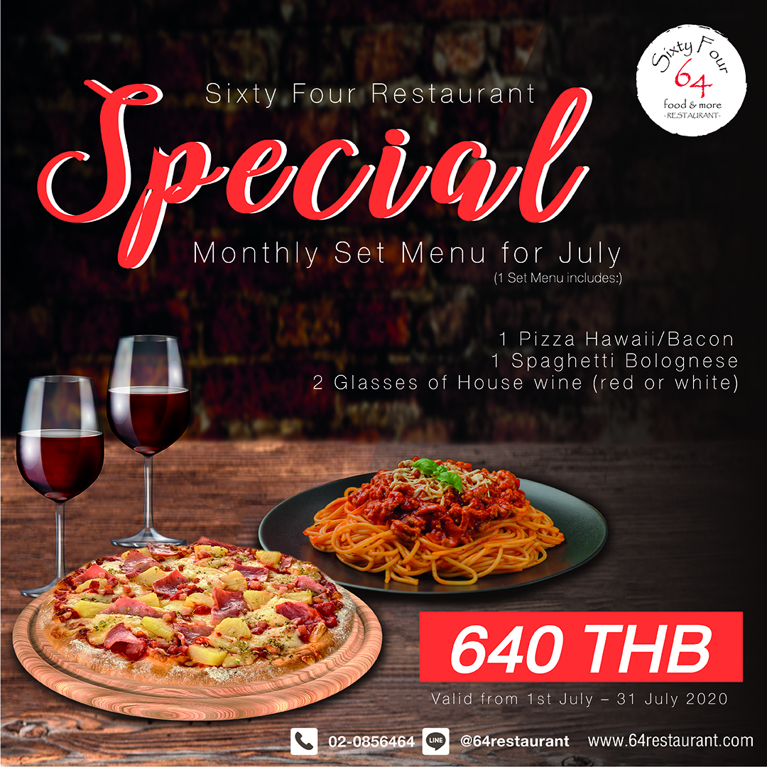 PROMOTION | Sixty Four Restaurant (64 Restaurant) - 64restaurant