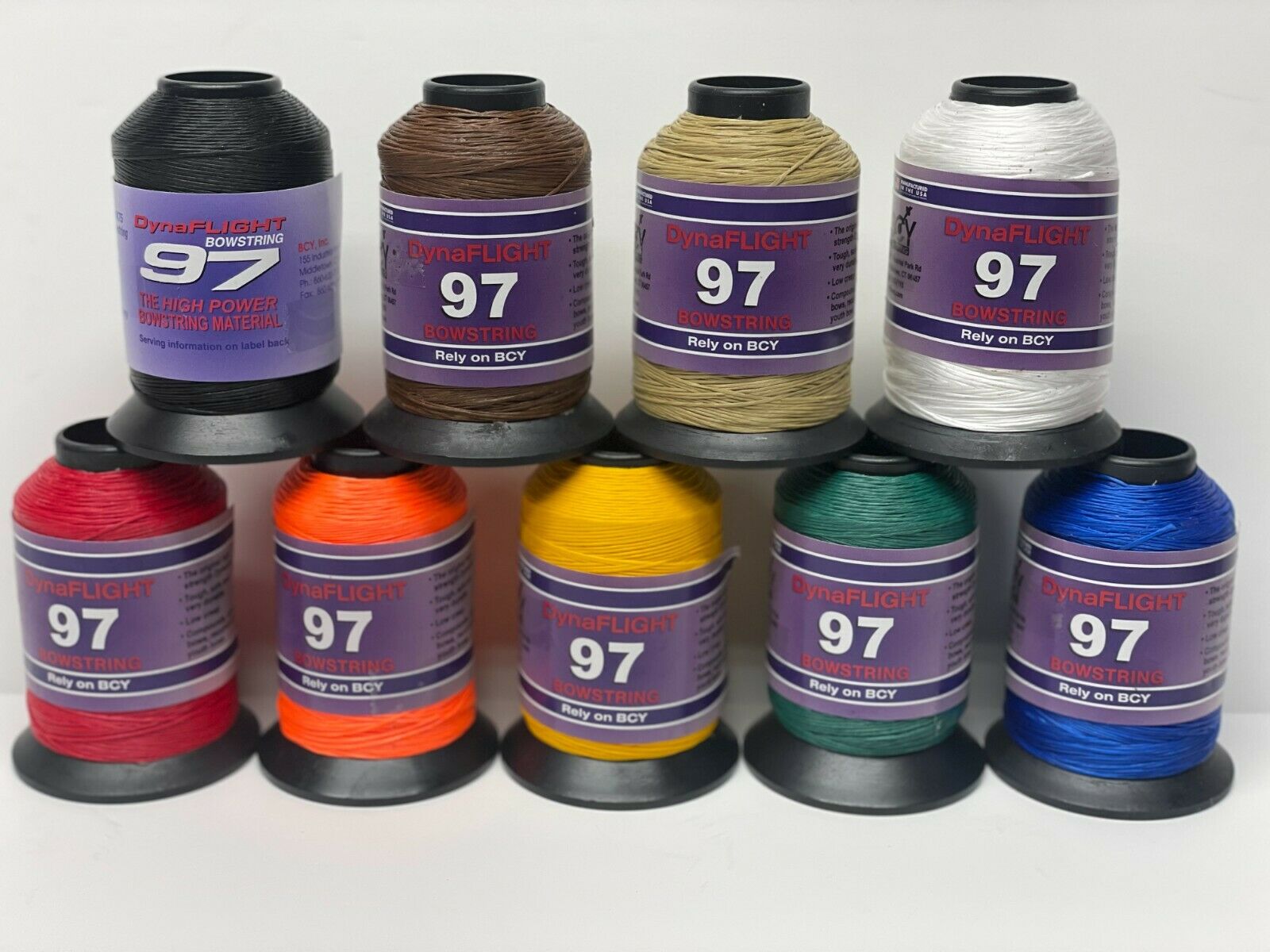 BCY DynaFLIGHT 97 String Material 1/8# (Colors) - archerythailand