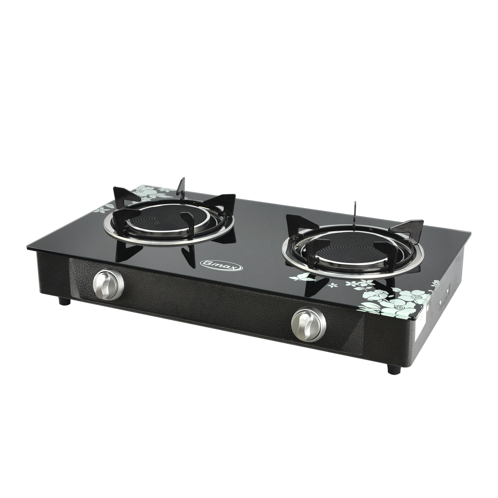 Gmax Tempered Glass Gas Stove 2 Burner Infrared GL-702I-502 - gmax