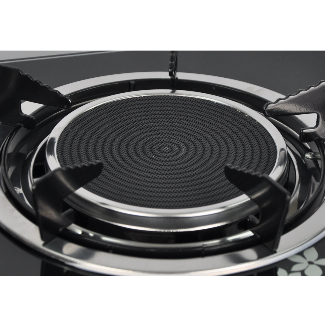 Gmax Tempered Glass Gas Stove 3 Infrared Burner GL-703I - gmax