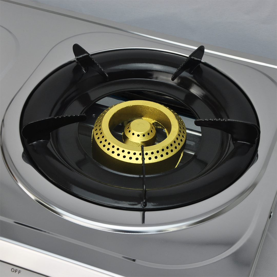 Gmax Stainless Gas Stove 3 Burner Iron GL-303A-20 - gmax