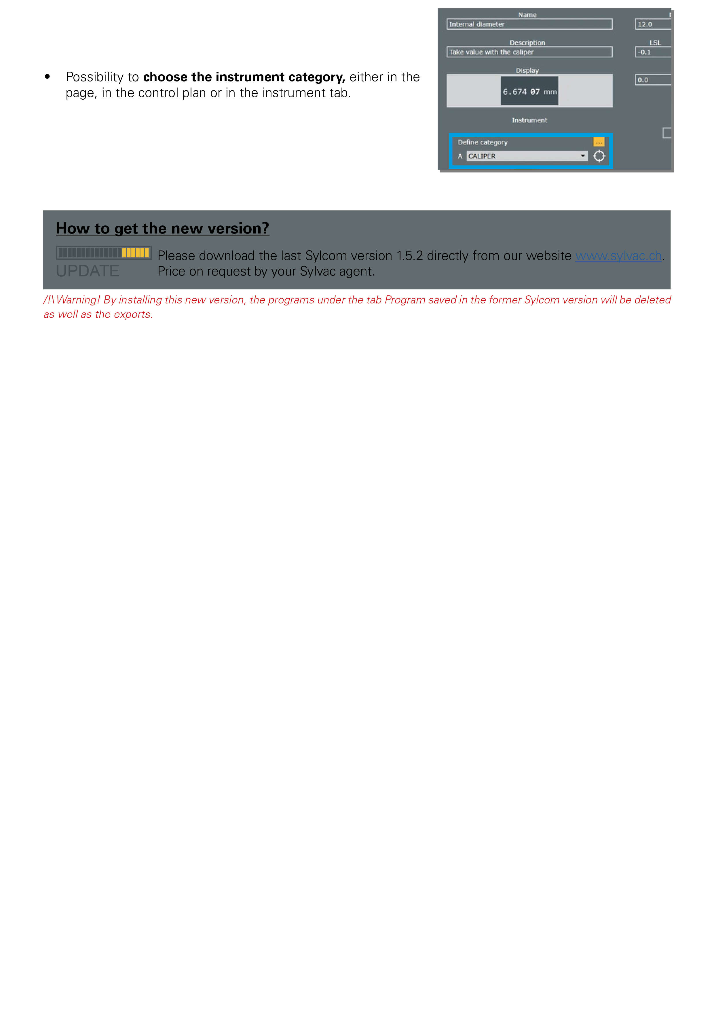 New!! release 1.5.2 of Sylcom LITE, Standard, Advanced & PRO - maxvalue