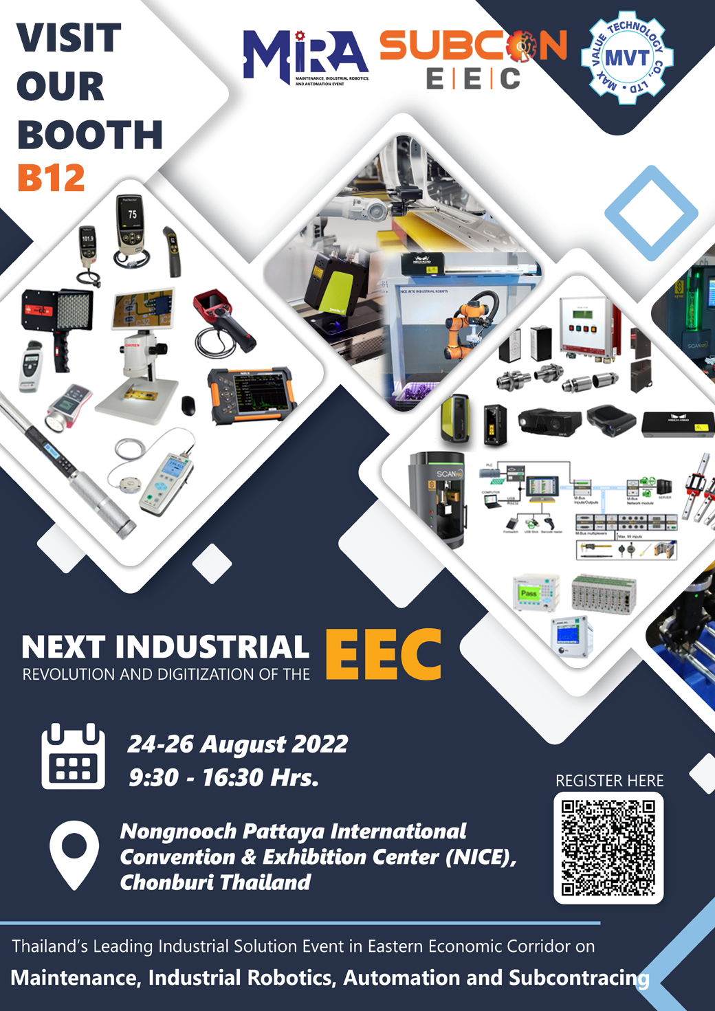 MiRA & SUBCON EEC 2022 - MVT Booth B12 - maxvalue