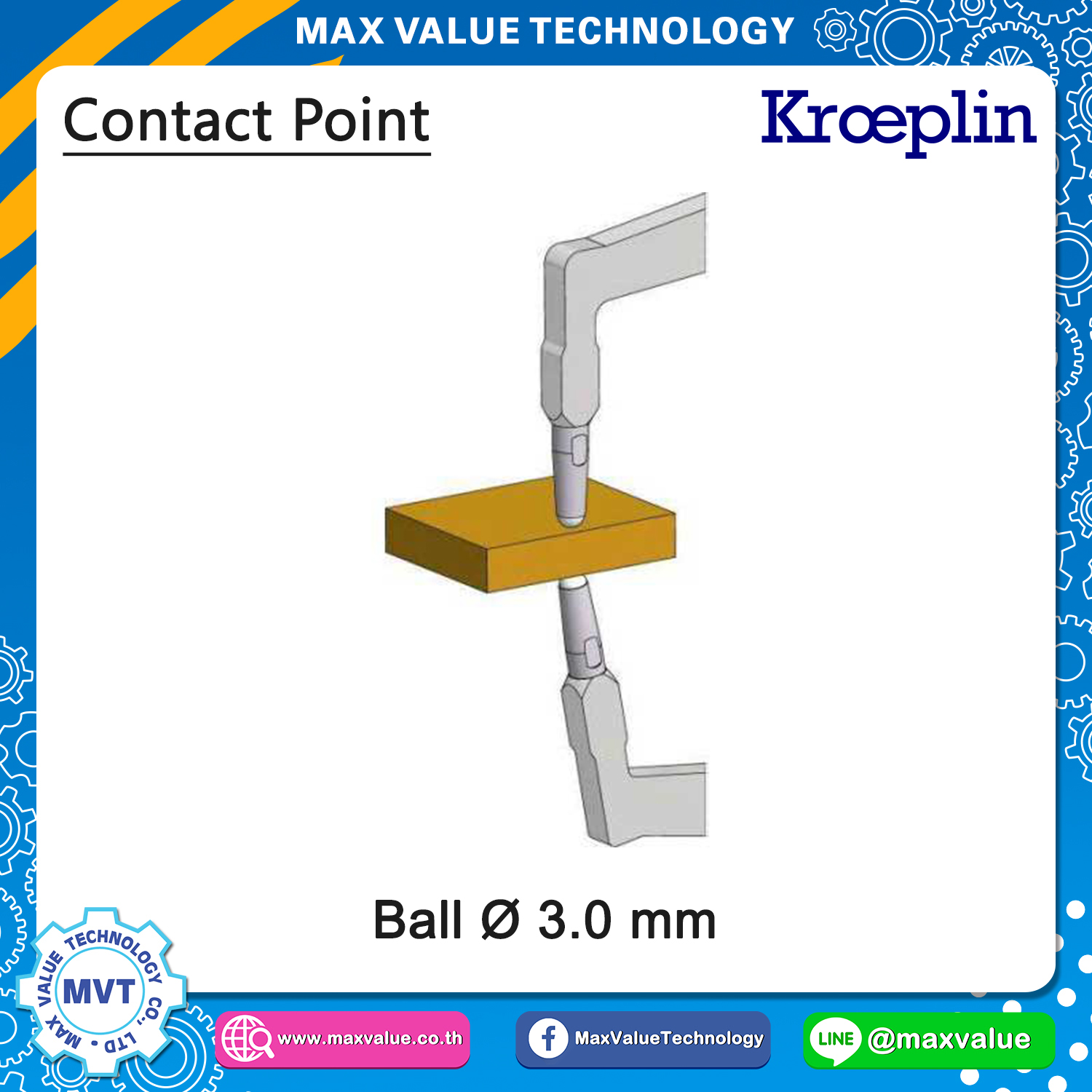 D450 - External Caliper Gauge (Mechanical) 0-50 mm - maxvalue