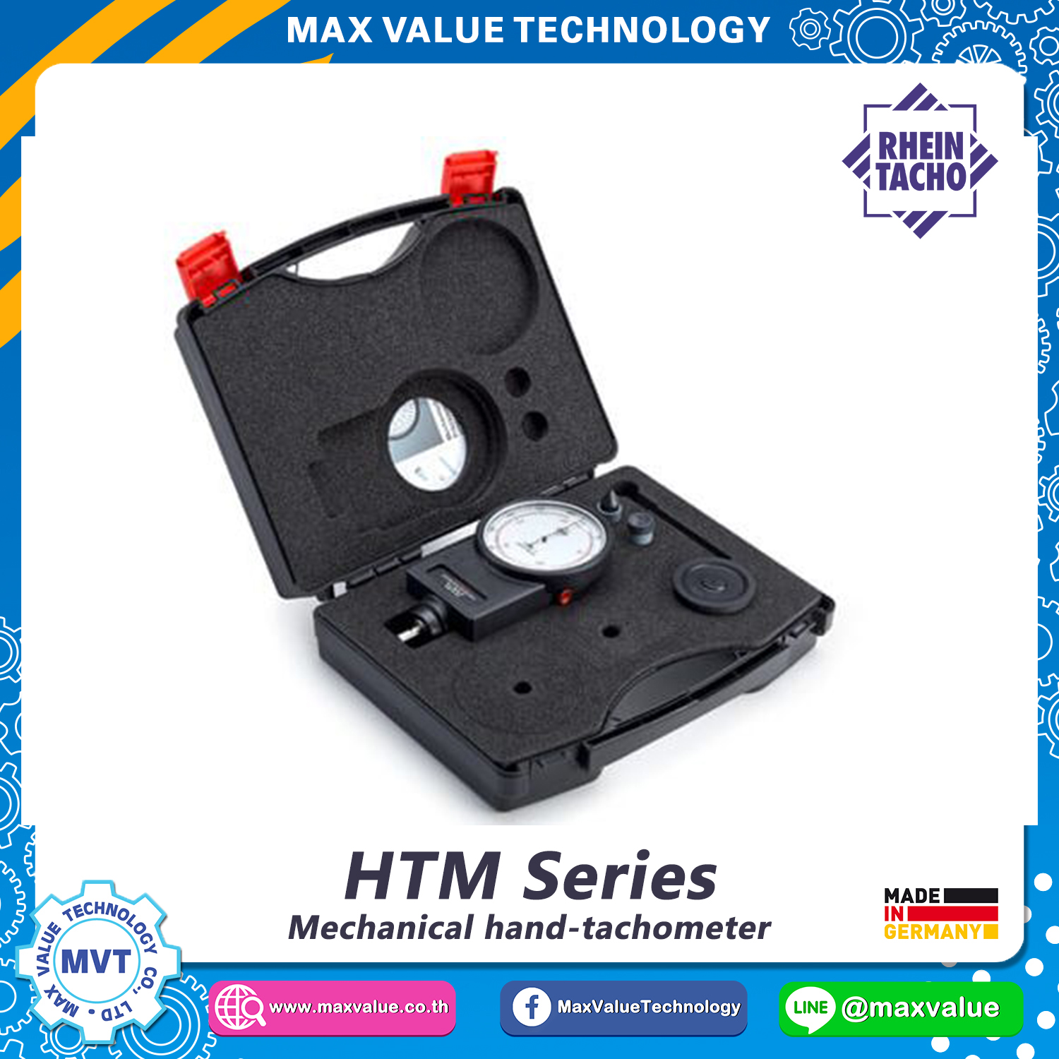 Mechanical hand-tachometer - maxvalue