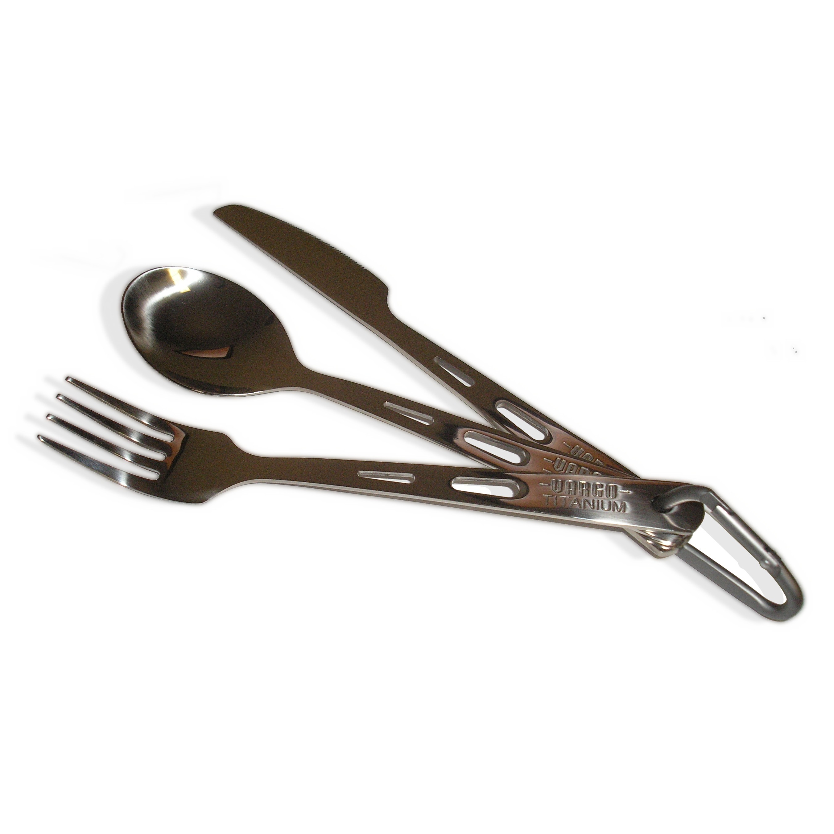 Vargo Titanium Spoon and Fork Set - Bangkoktactical