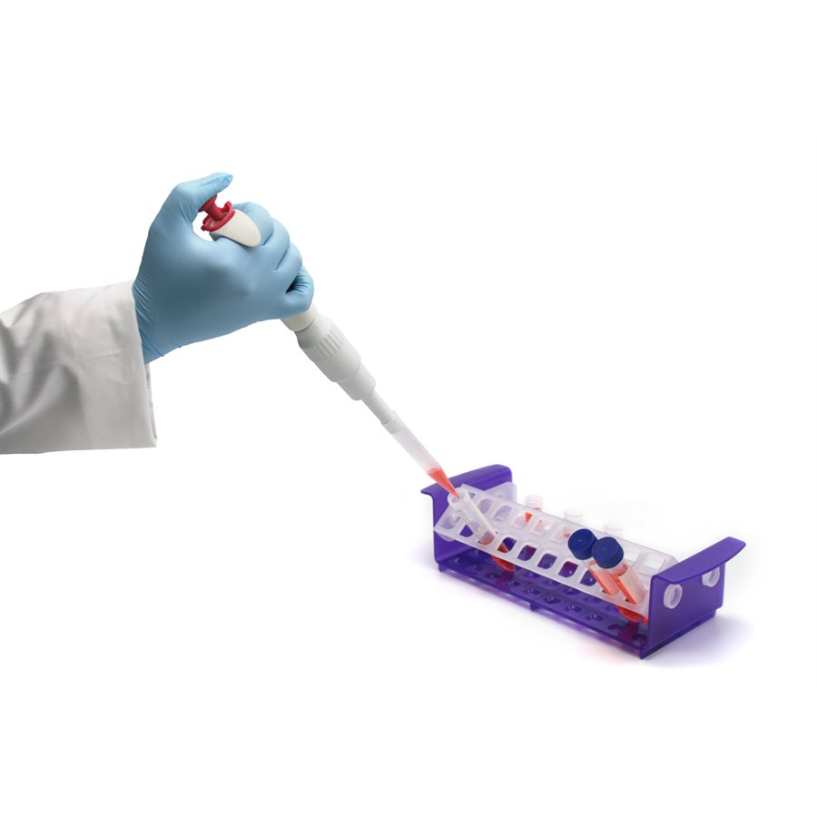 5/15mL/16mm Tube Rack, Rotating Shelves, 40-Place - smartscience
