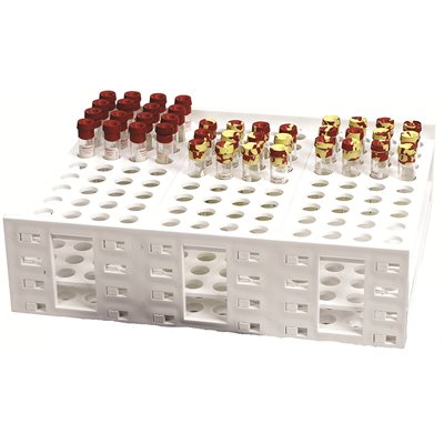 Mega Rack® Tube Rack Double for 13-16mm Tubes - smartscience
