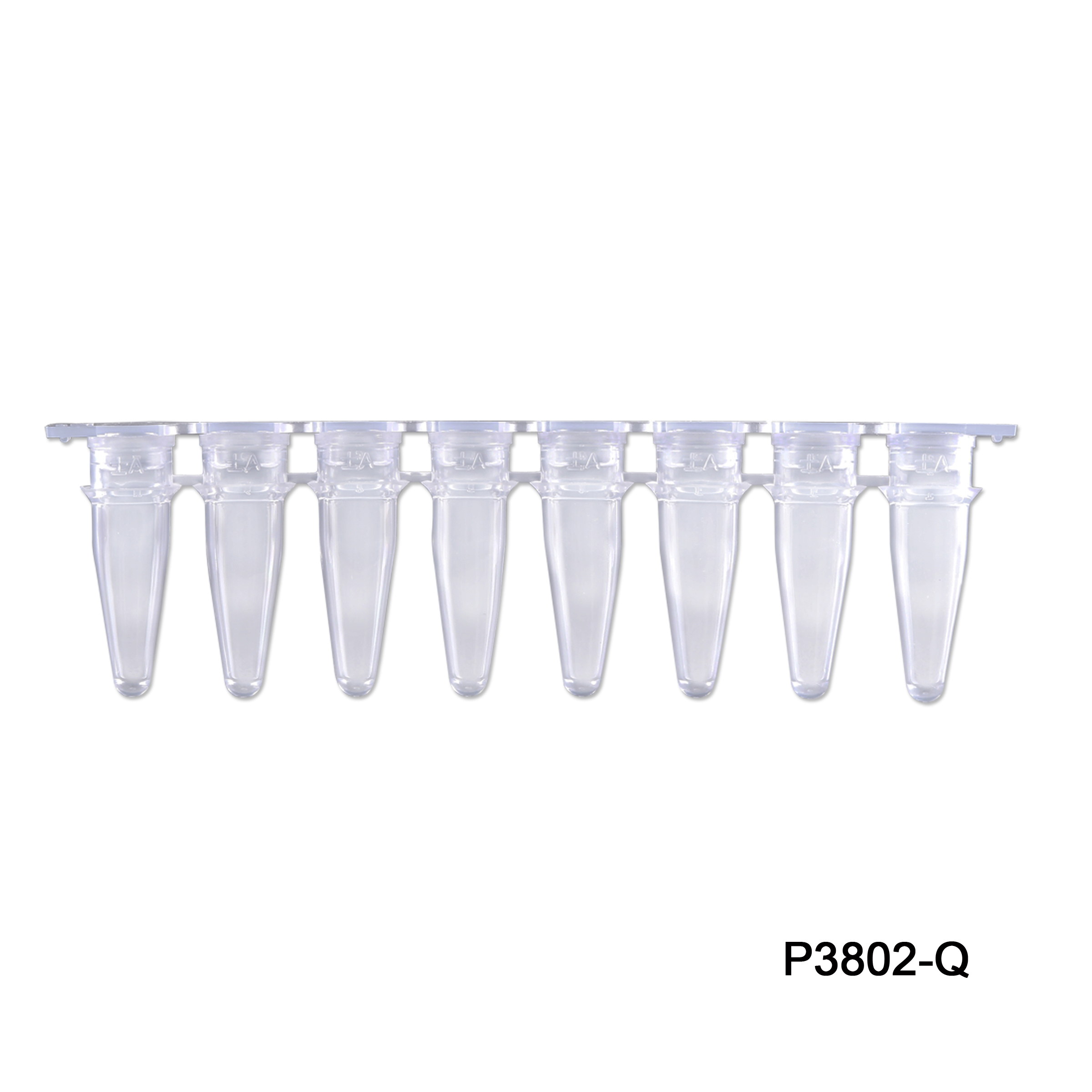 qPCR 8-Strip (With SEPARATE Optical Strip Caps), Natural/Clear 120/pk ...